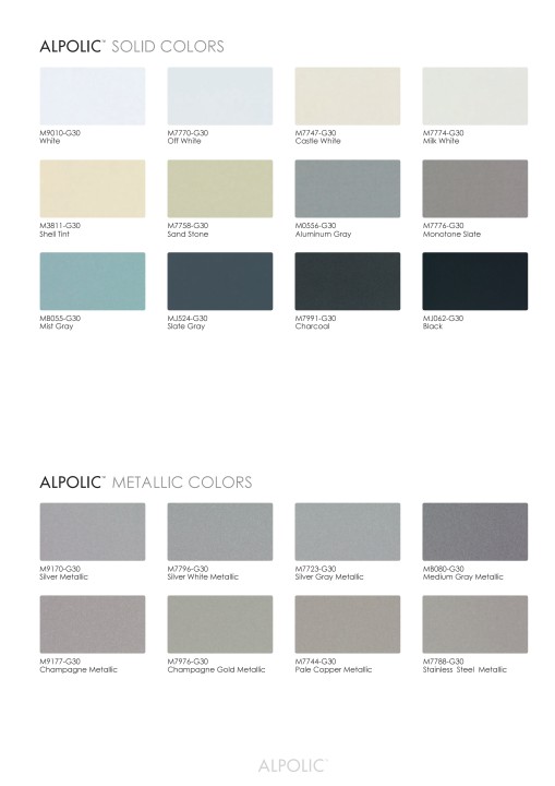 Gold Metallic Color Chart